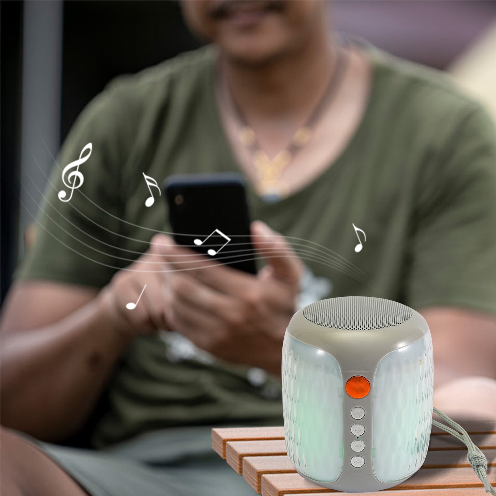 Home Appliances ZKCCNUK Gadgets, Colorful Light Wireless Bluetooth ...