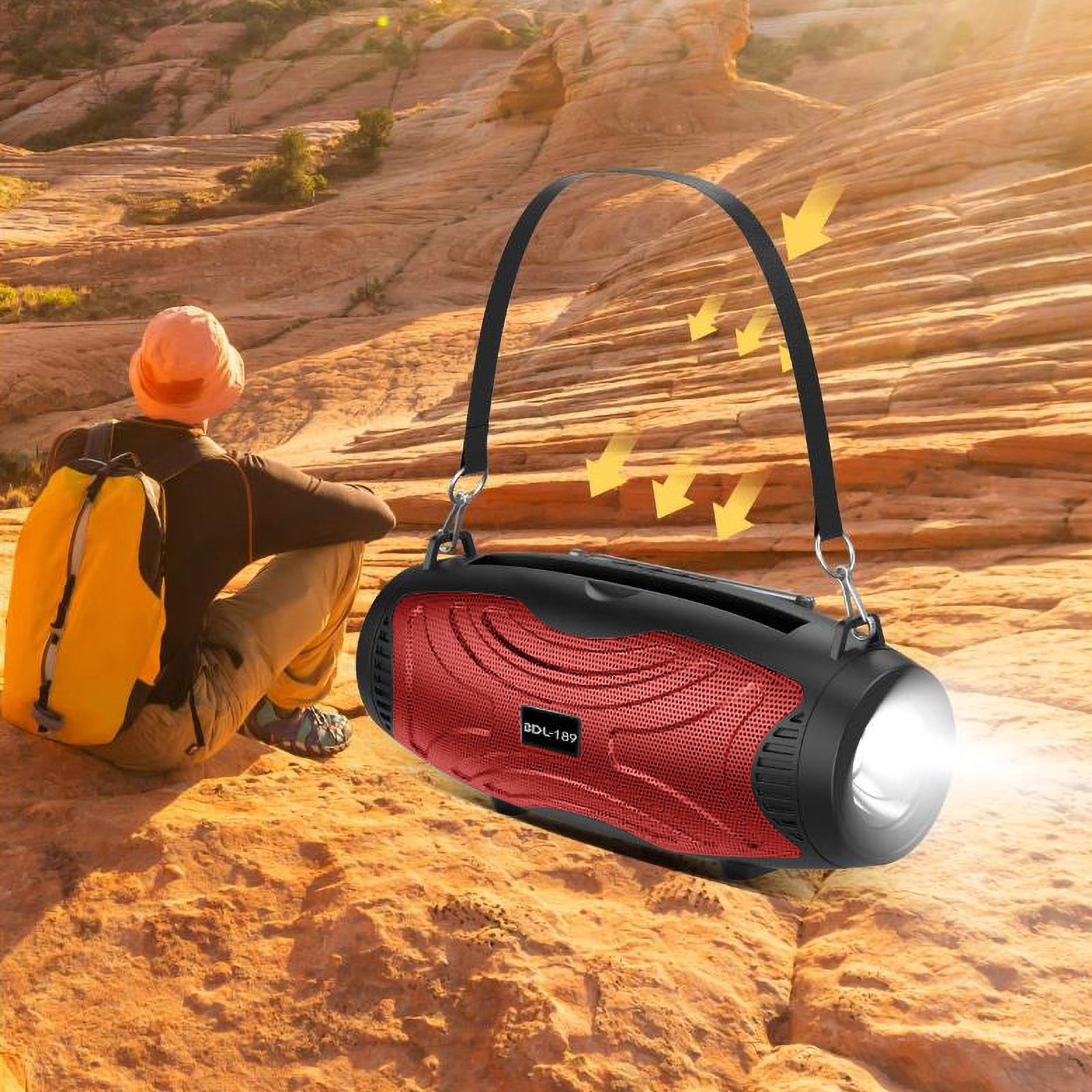 Home Appliances ZKCCNUK Solar Bluetooth Speaker Portable Outdoor ...