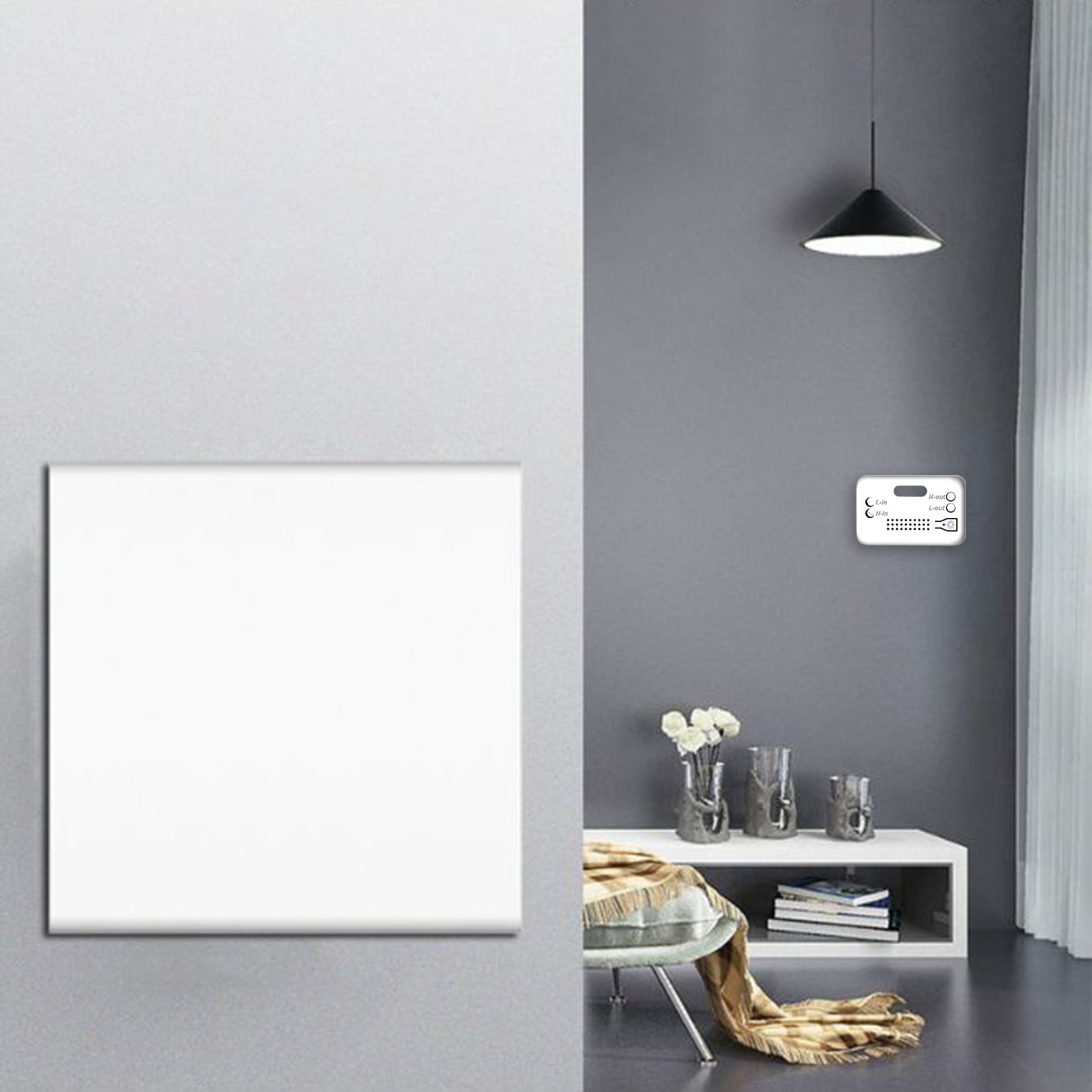 Home Appliances ZKCCNUK Wireless Doorbell 1V1 Frameless Super Switching ...