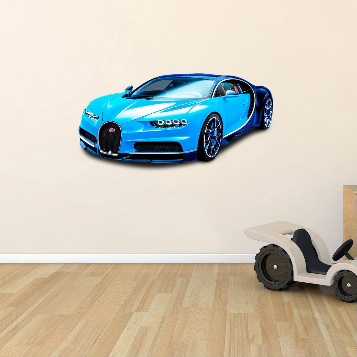 Home Art Bugatti Veyron Decor Vinyl Adhesive Fastest Car Wall Decal ...