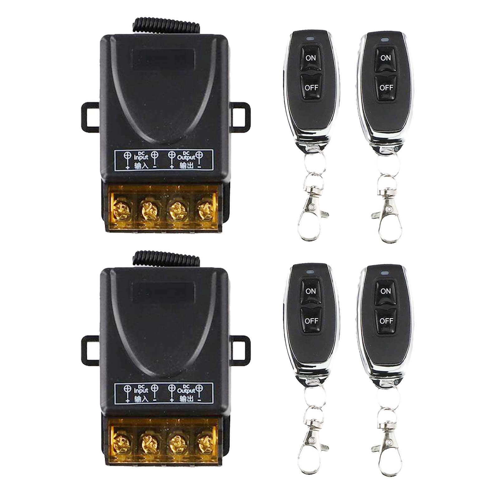 Home Automation 12V Remote Control Switch 30A Remote Control Easy To ...