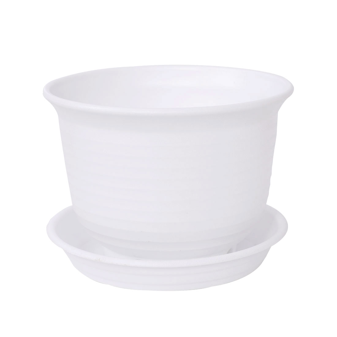 School Specialty Plastic Color-Me Flower Pot, 3-1/2 in, White/Clear ...