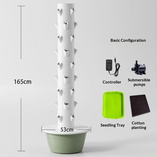 Home Balcony Soilless Hydroponic Vegetable Growing Machine Indoor ...