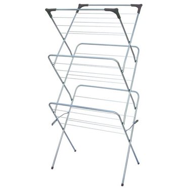 Whitmor Oversized Metal Clothes Drying Rack, Silver - Walmart.com