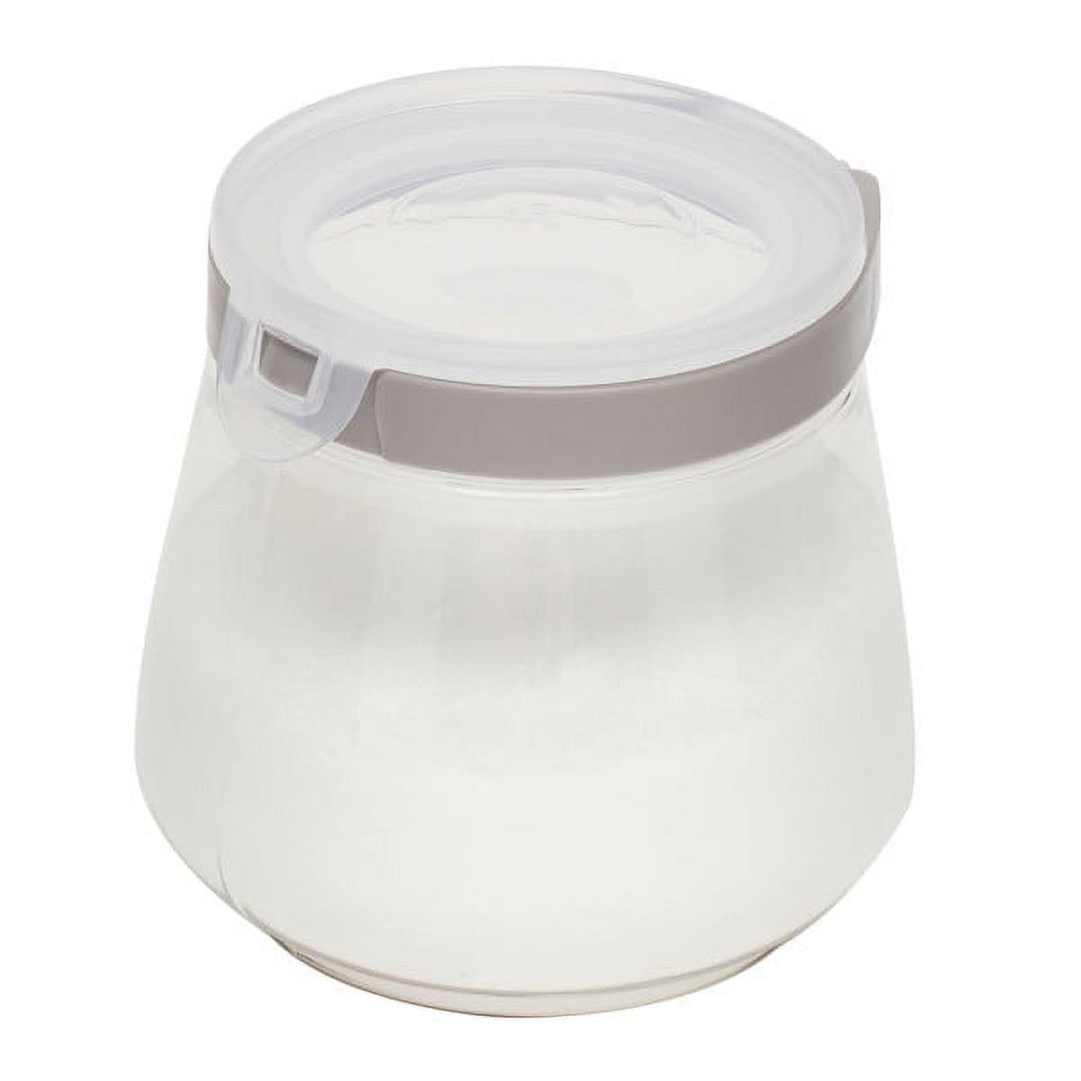Home Basics 37 oz Plastic Flip Top Container, Clear - Walmart.com