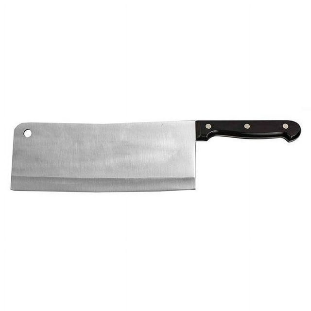 Home Basics 9" Stainless Steel Cleaver - Walmart.com
