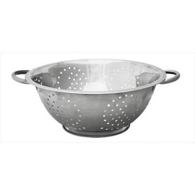 Home Basics Deep Colander Stainless Steel 5 Quart - Walmart.com