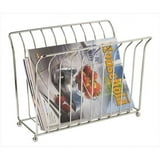 Home Basics Free-Standing Magazine Rack, Chrome - Walmart.com