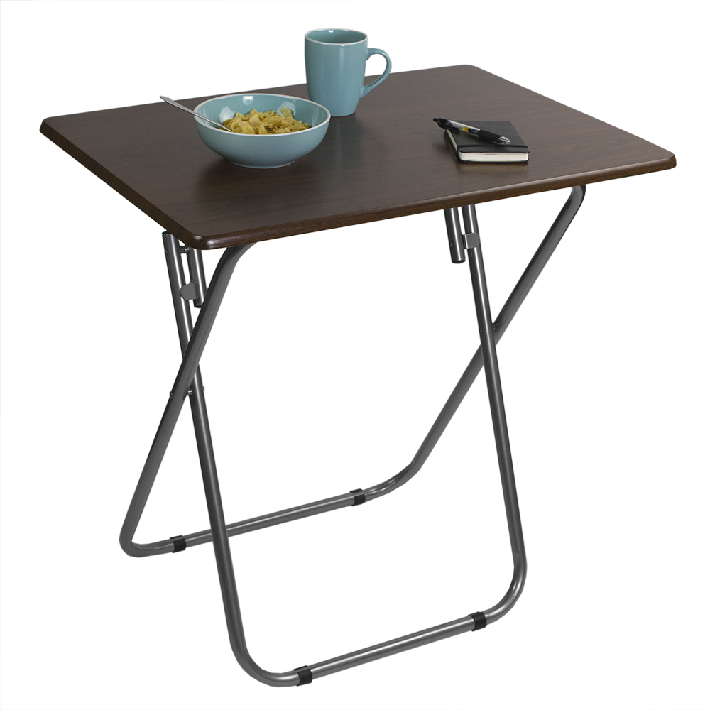 Home Basics Jumbo Multi-Purpose Foldable Table, Cherry - Walmart.com