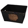 Home Basics Large Reversible Sequin Storage Bin, Gold/Black - Walmart.com