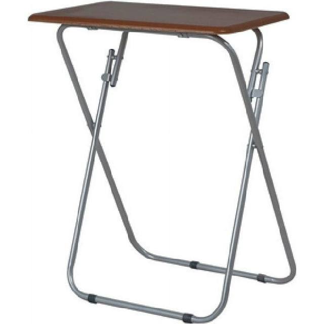 Home Basics Multi-Purpose Foldable Table, Cherry - Walmart.com