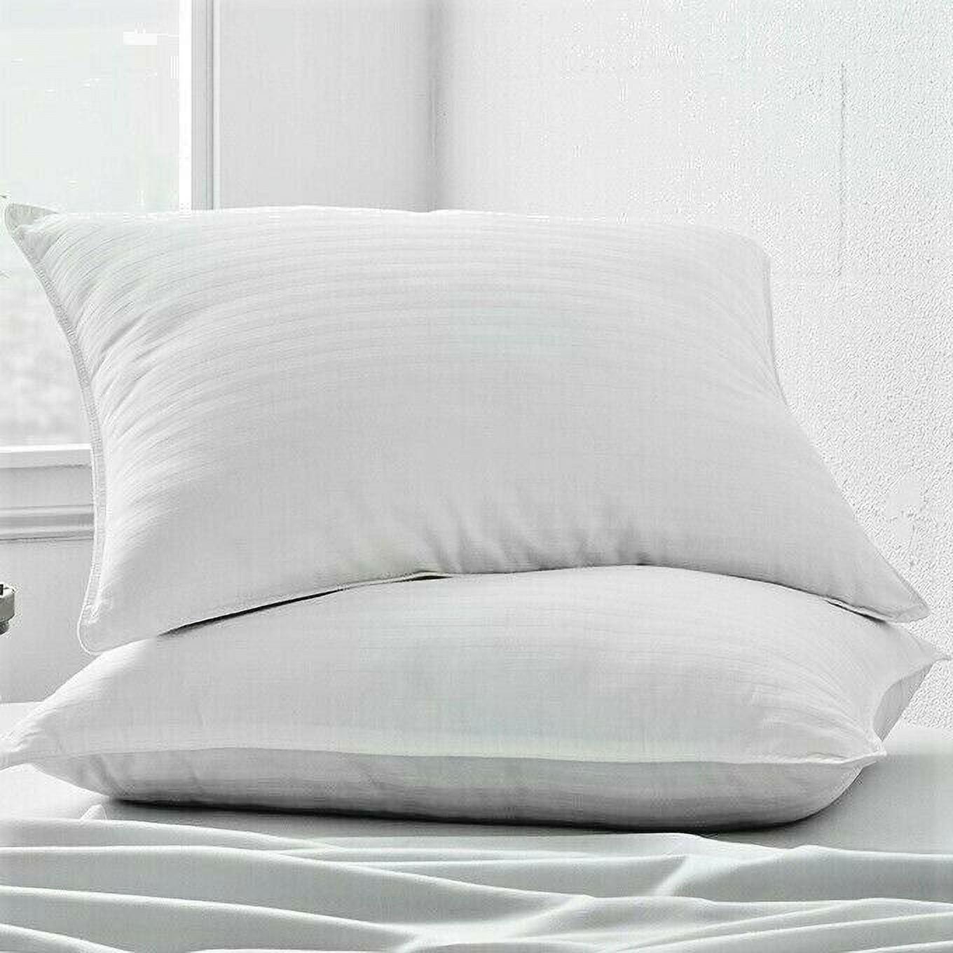Home Basics Pillows Cooling Gel Fiber 100% Cotton (2 Pillows Set ...