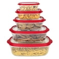 Home Basics Rectangle Storage Container Set (Set of 5) - Walmart.com
