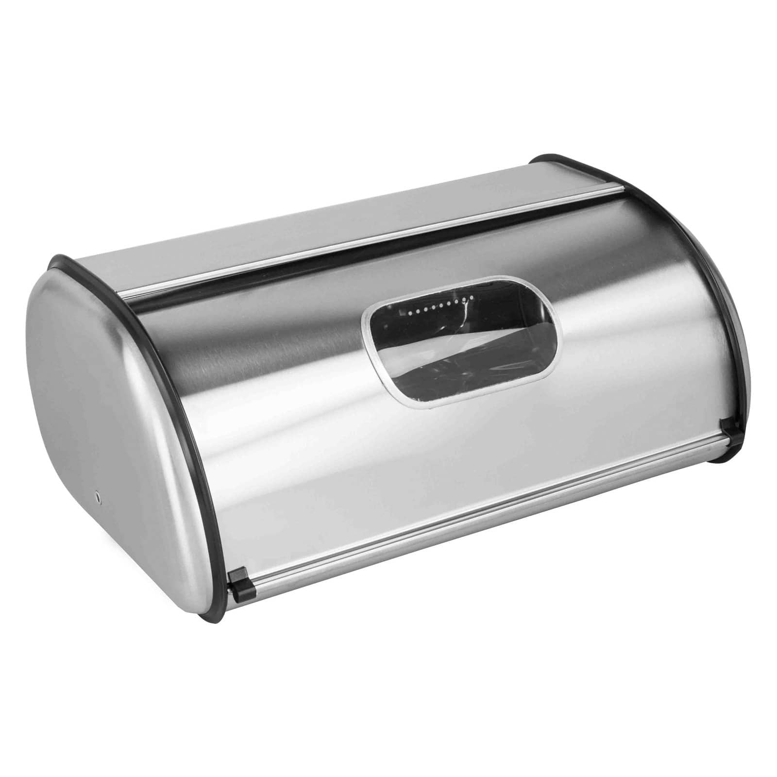 Home Basics Stainless Steel Bread Box - Silver - Walmart.com