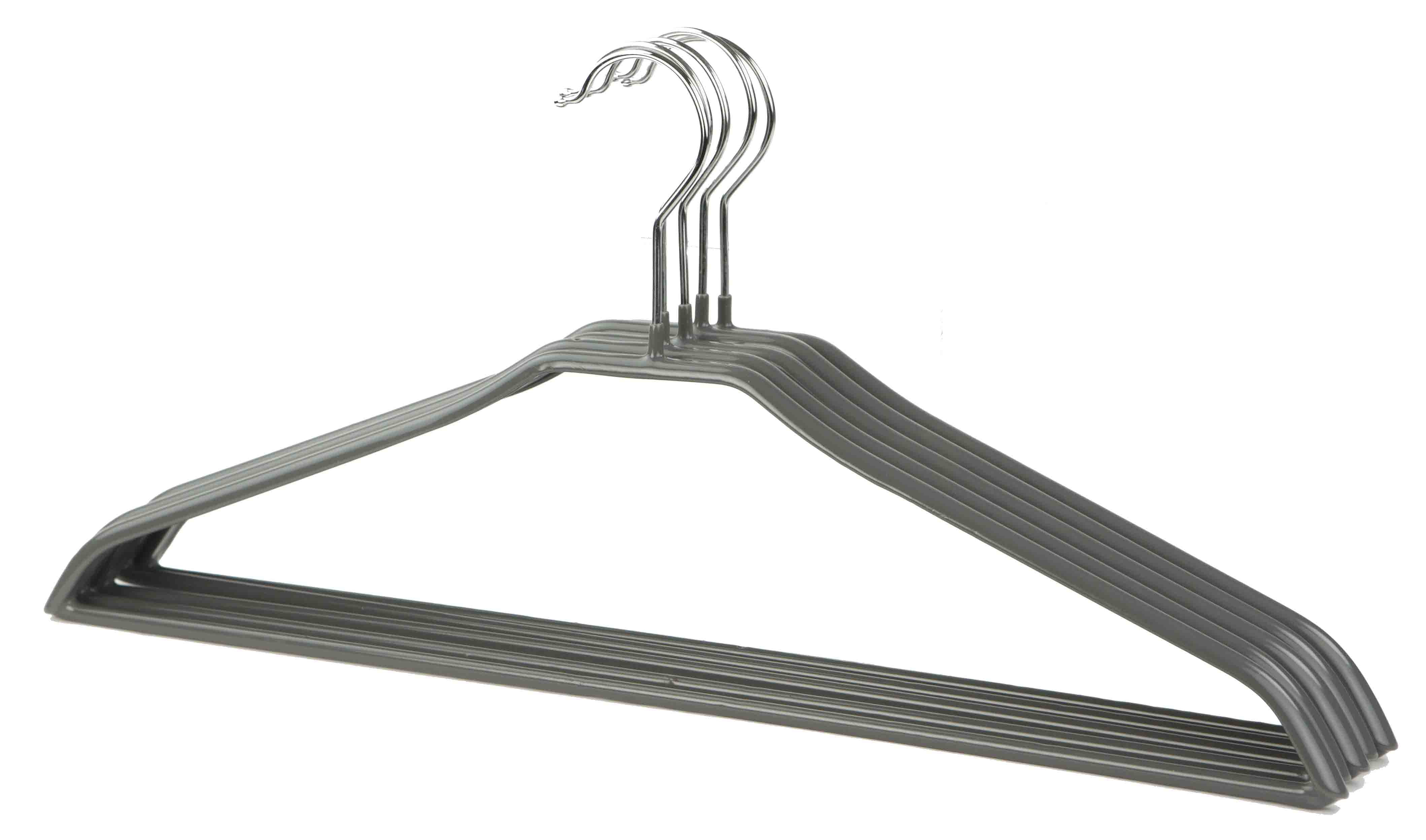 Home Basics Vinyl Coated Steel Wire Hangers, 5 Pack - Walmart.com