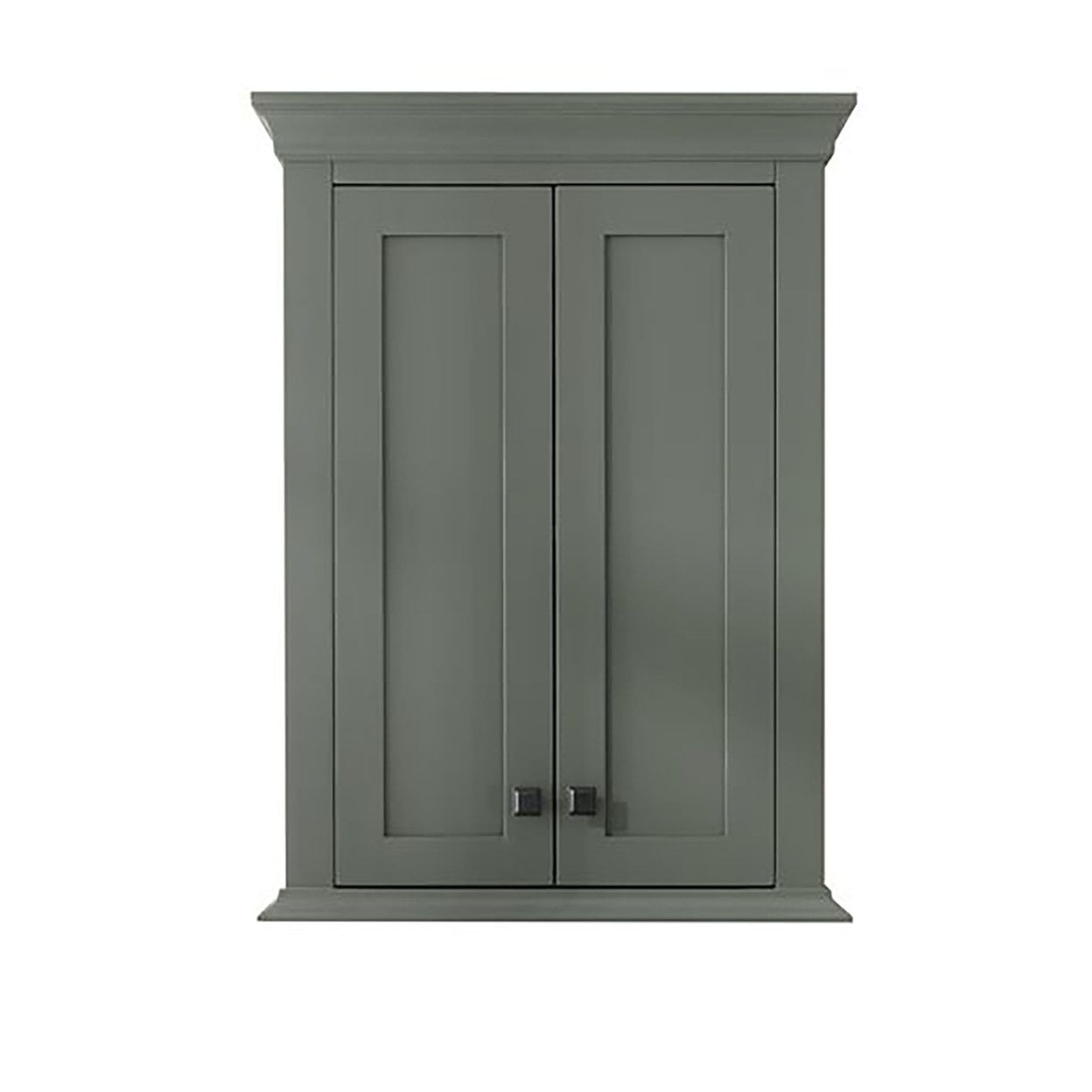 Home Bathroom Indoor 24" Pewter Green Toilet Topper Cabinet 2 Doors - 1 ...