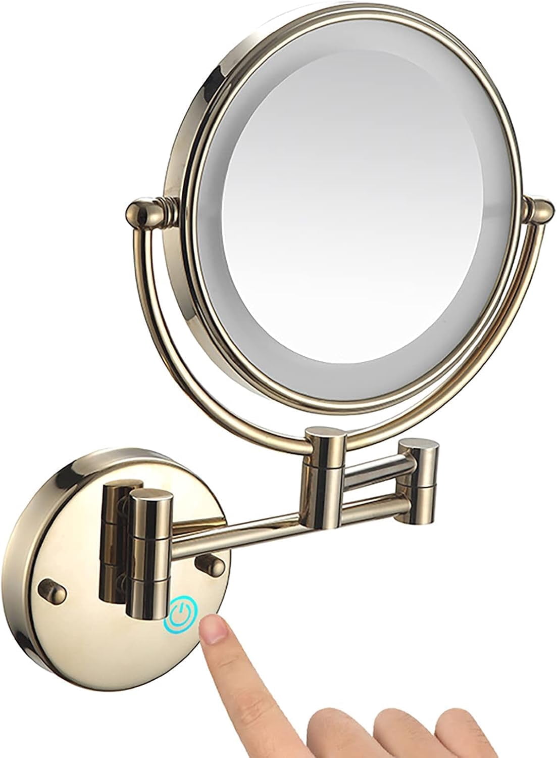 Home Bathroom Mirror,8 inch Wall Mirror with Wall Mirror,Double Sided ...