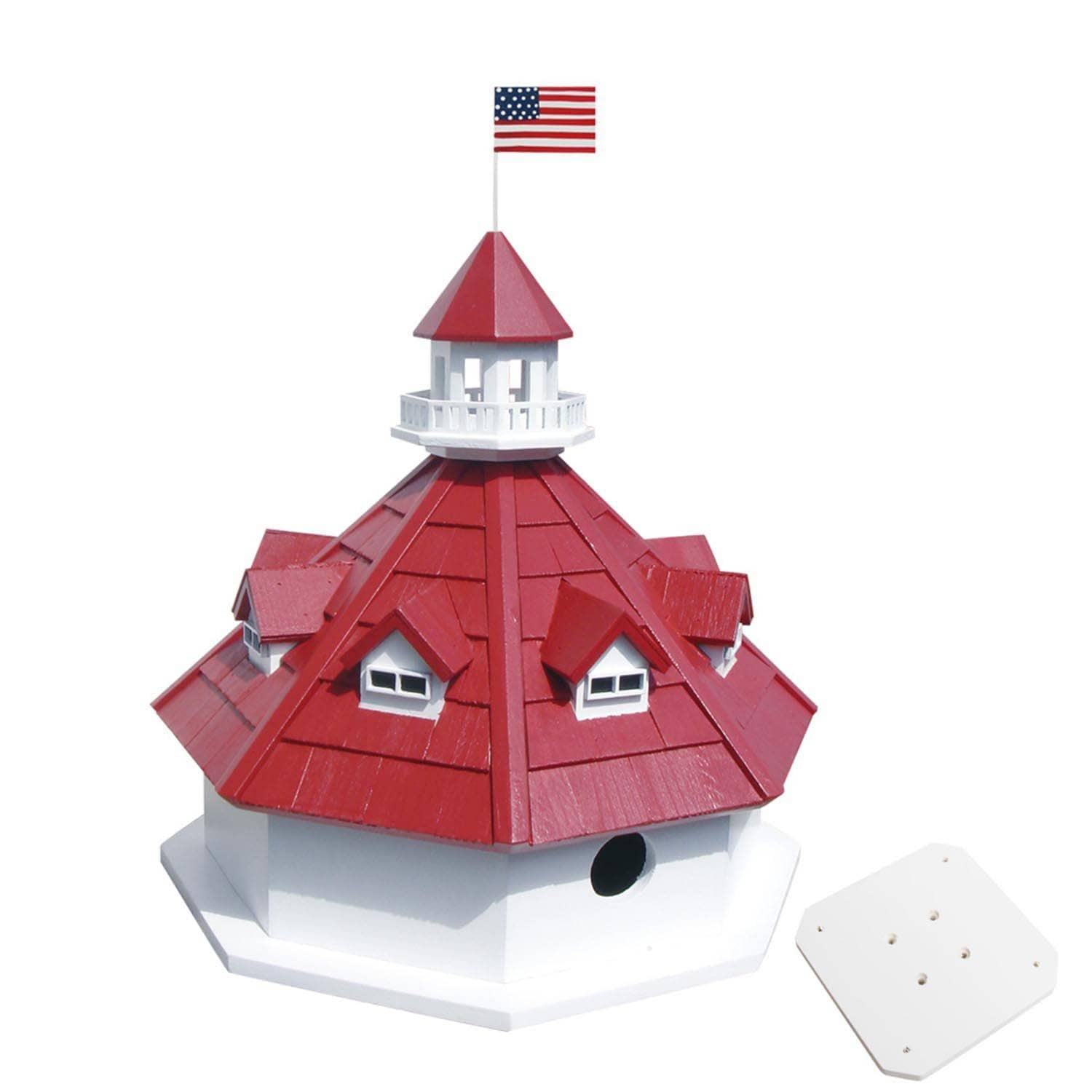 Home Bazaar Cute Outdoor Annapolis Lighthouse Birdhouse - Walmart.com