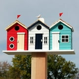 Home Bazaar Brighton Beach Huts Bird House - Walmart.com
