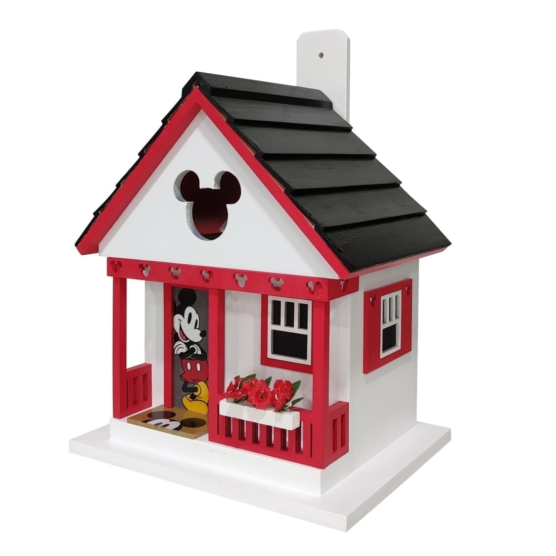 Home Bazaar Disney Mickey Mouse Cottage Birdhouse - Walmart.com