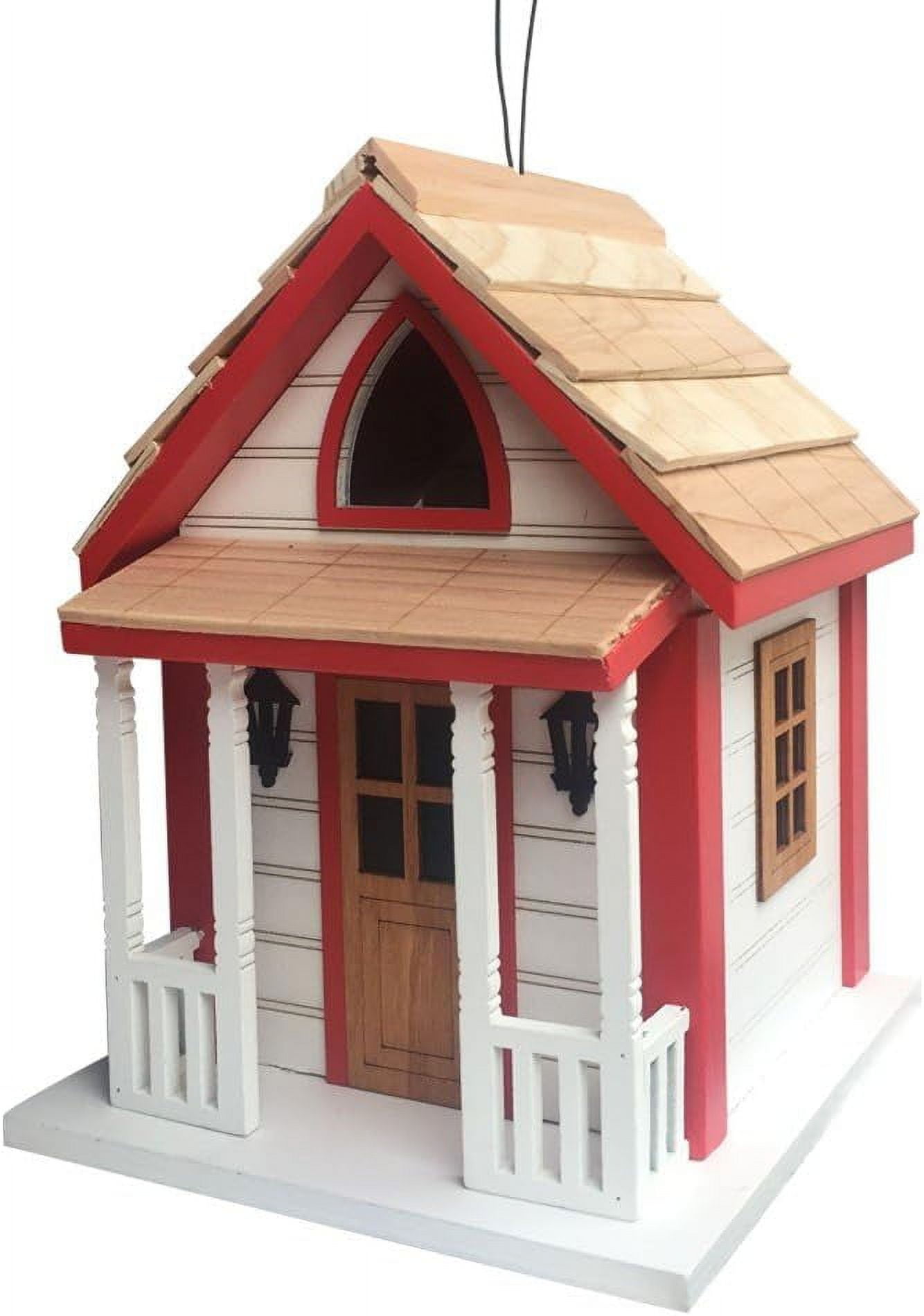 Home Bazaar HB-7605S Country Charm Cottage Birdhouse, Multi - Walmart.com