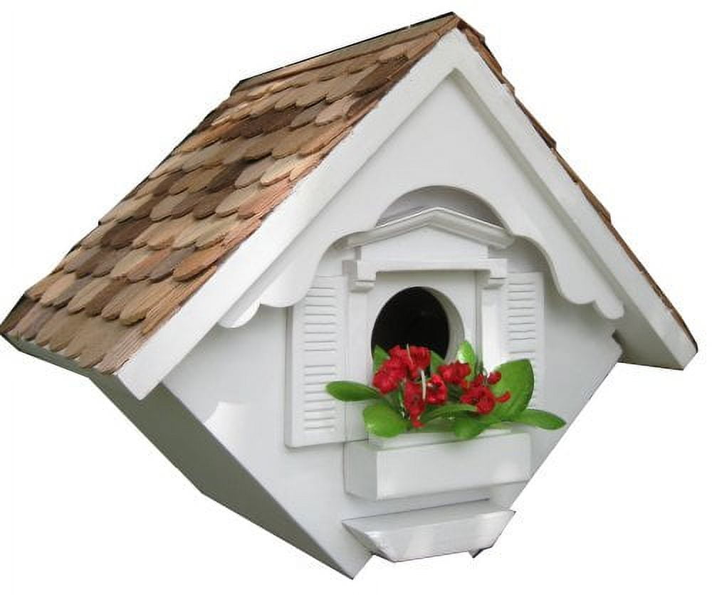 Home Bazaar Little Hanging Wren House, White - Walmart.com