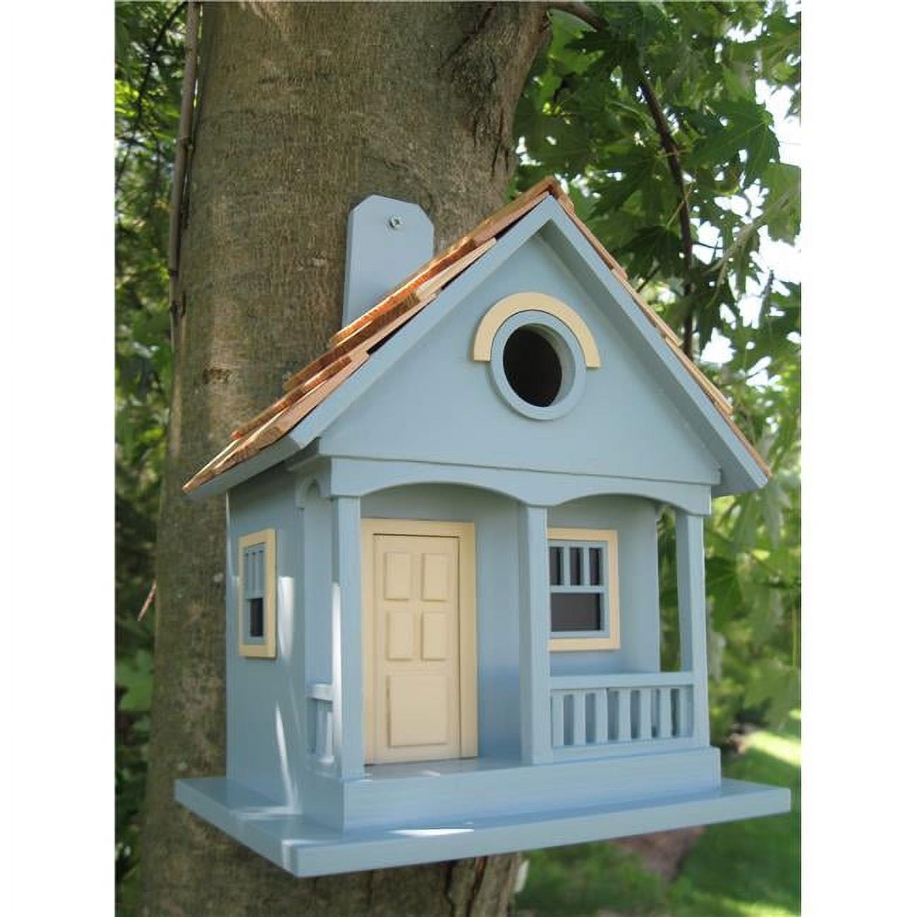 Home Bazaar Pacific Grove Bird House - Light Blue - Walmart.com