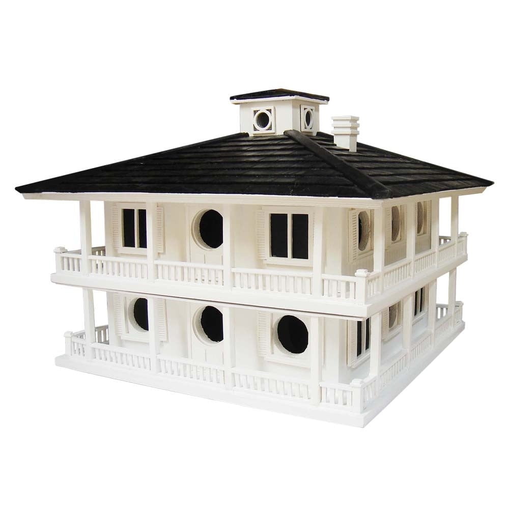 Home Bazaar Large Outdoor Multi Birdhouse, Purple Martin Clubhouse, 16 ...