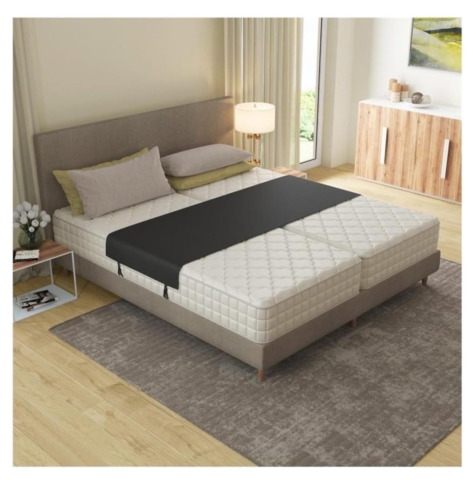 Home Bed Bridge, Bed Connector, Bed Filler Split Connector to Make Two ...