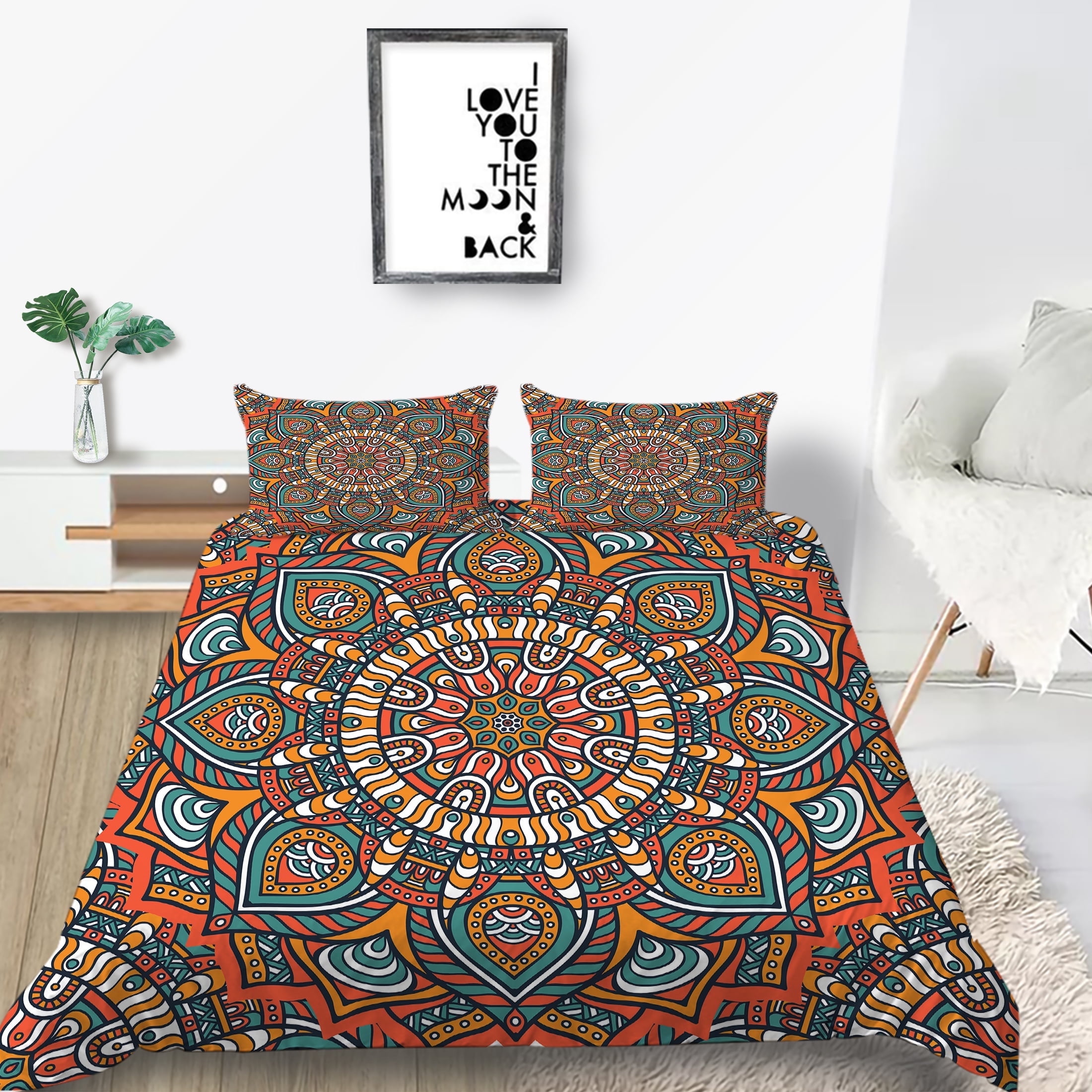 Walmart Bohemia Printed Bedding Covers, Home Bedclothes Bedspreads ...