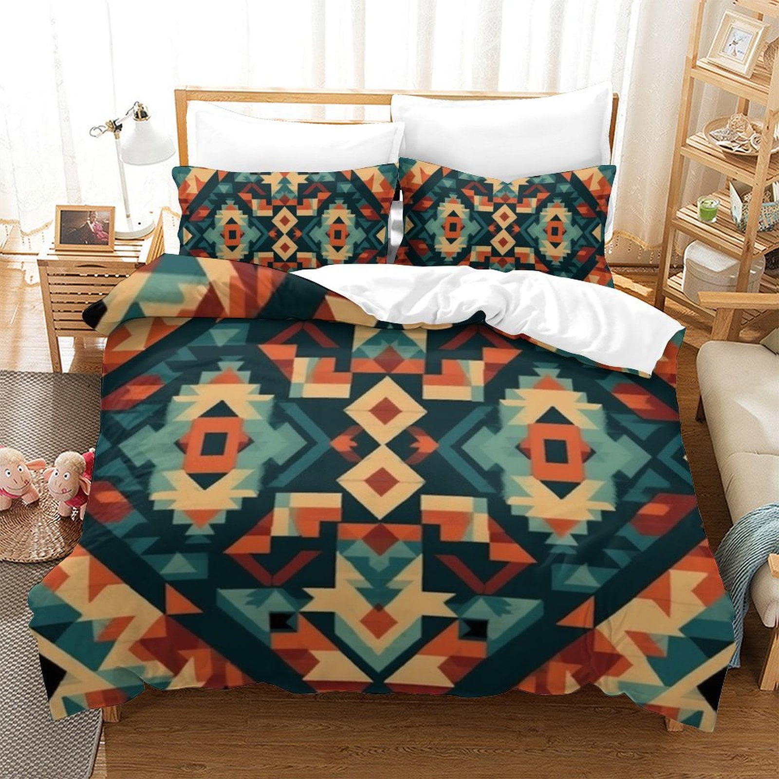 Home Bedclothes Bohemian Comforter Cover Set Adult Creative Bedspreads ...