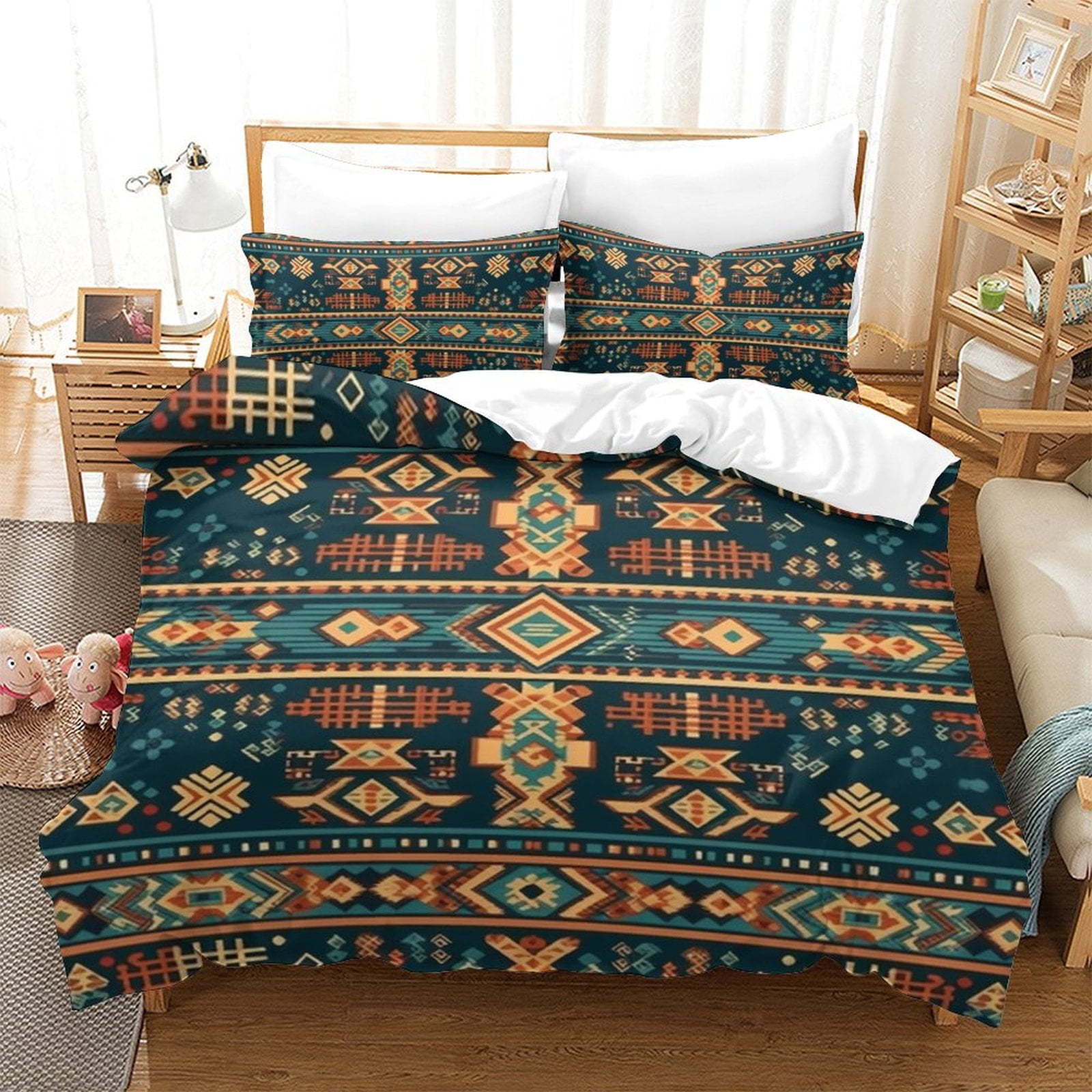 Home Bedclothes Bohemian Comforter Cover Set Adult Creative Bedspreads ...