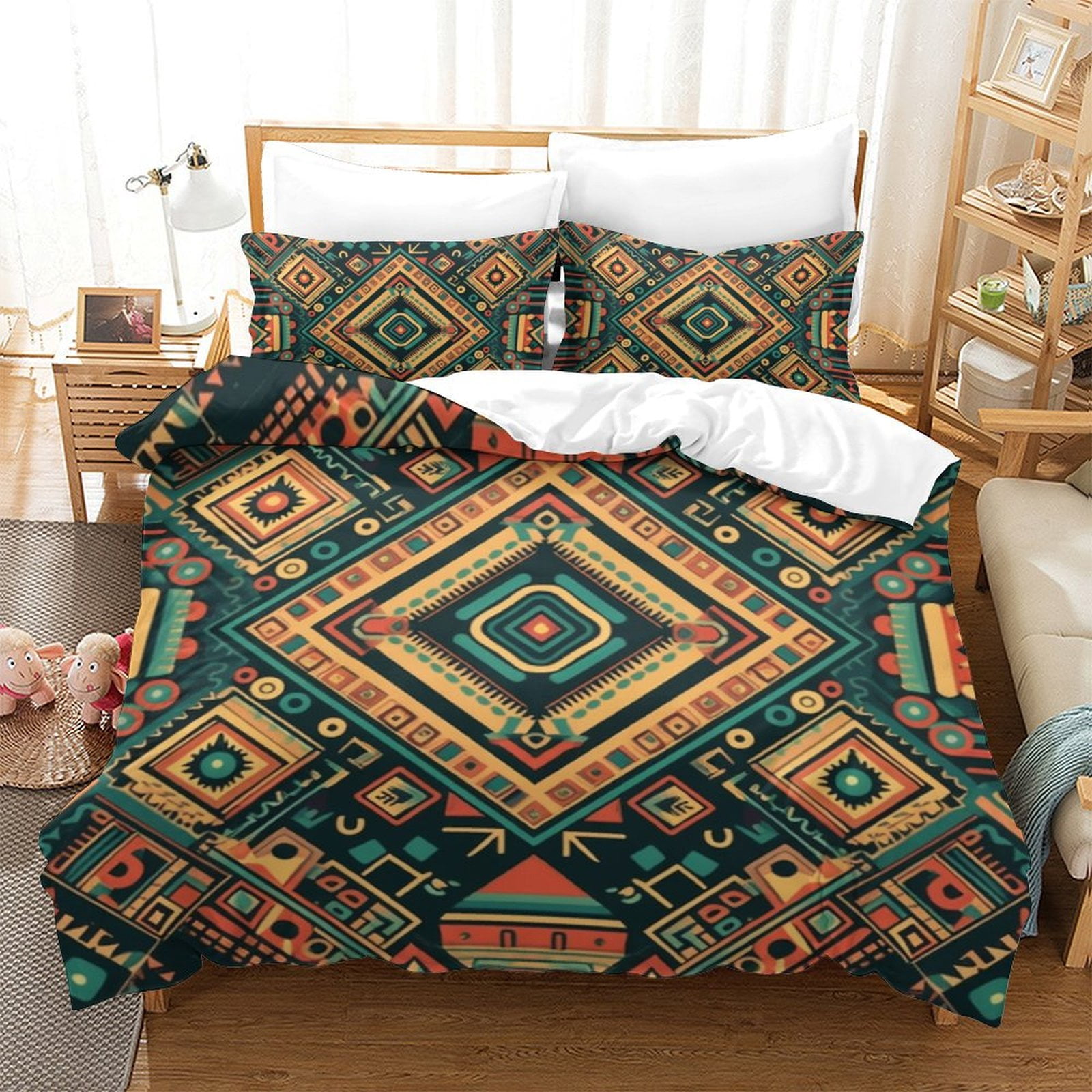Home Bedclothes Duvet Cover Set Bohemian Bedding Set Adult High Quality ...
