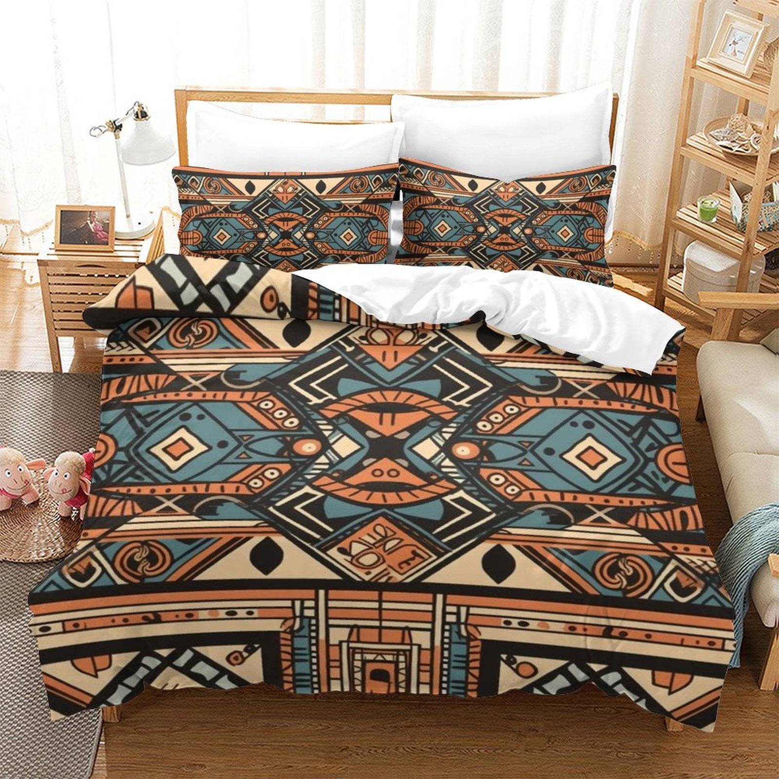 Home Bedclothes Duvet Cover Set Bohemian Quilt Cover Pillowcase Fashion ...