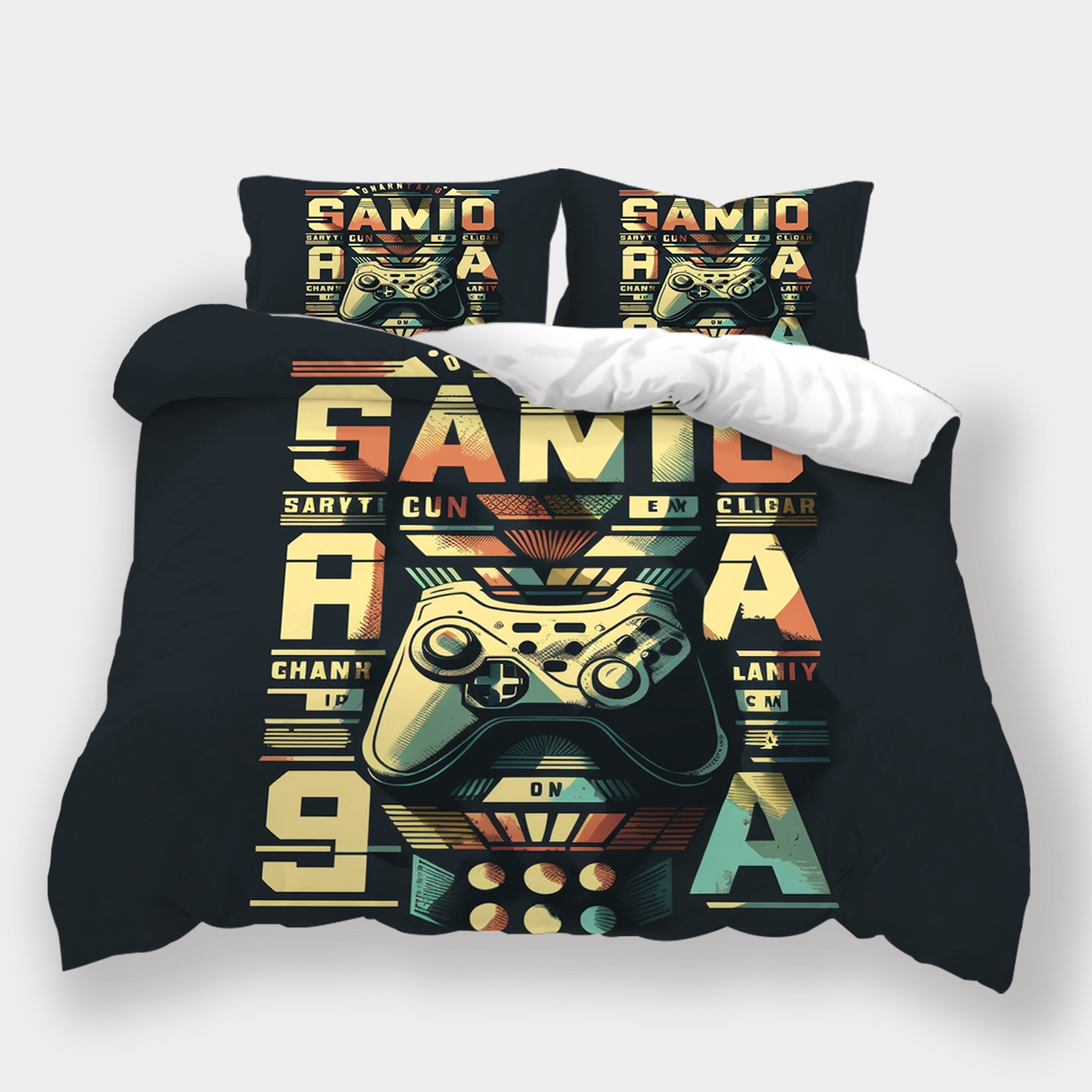 Home Bedclothes Duvet Cover Set Game Theme Bedding Cover Suit Soft ...