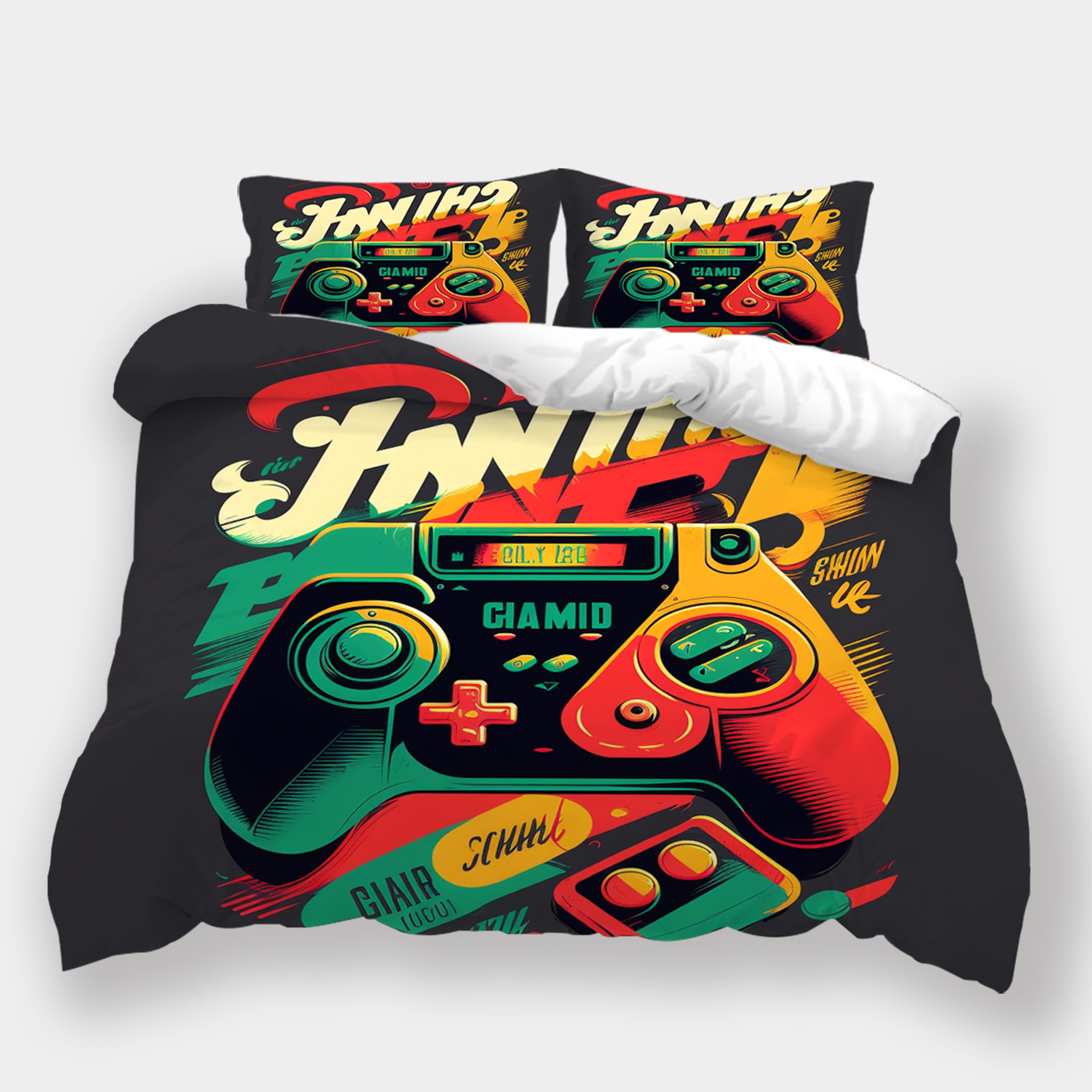 Home Bedclothes Duvet Cover Set Game Theme Bedding Cover Suit Soft ...