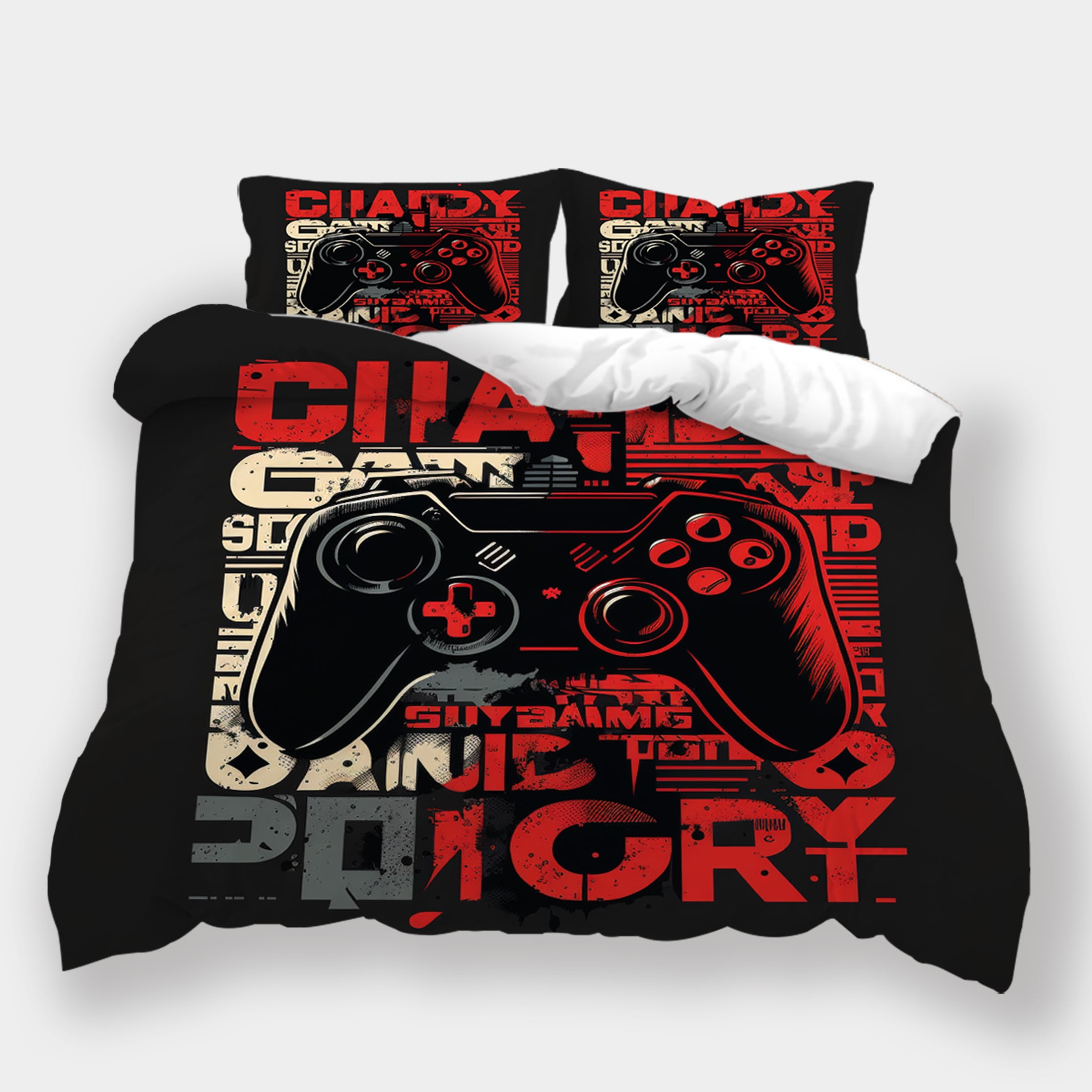 Home Bedclothes Duvet Cover Set Game Theme Bedding Cover Suit Soft ...