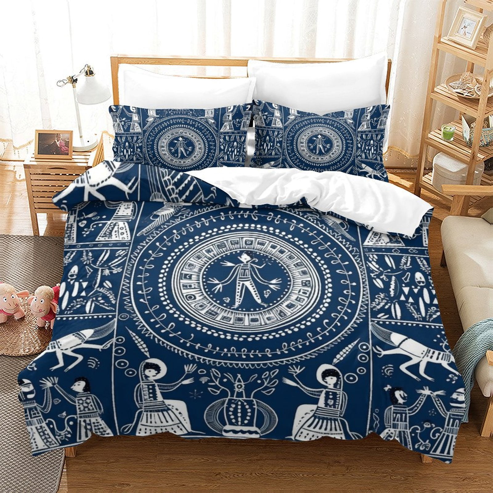 Home Bedclothes Duvet Cover Set with Pillowcase 2/3pcs Luxury Bohemian ...