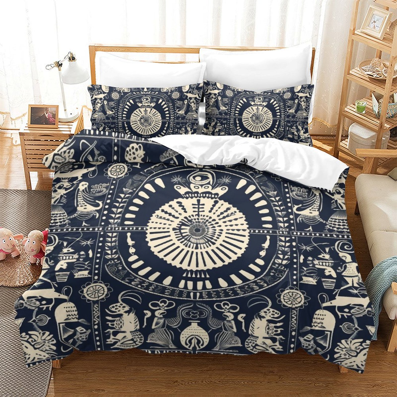 Home Bedclothes Duvet Cover Set with Pillowcase 2/3pcs Luxury Bohemian ...