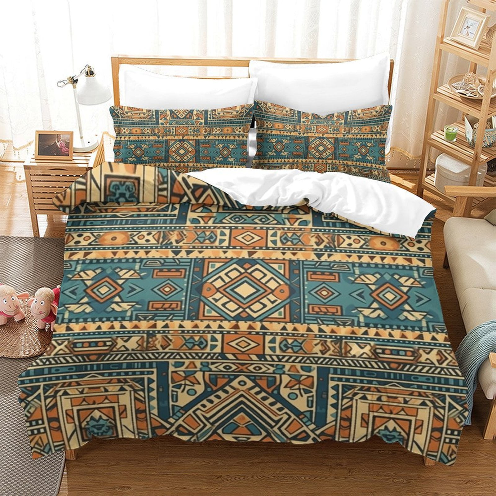 Home Bedclothes Fashion Bedroom Decor Bohemian Style Bedding Set Adult ...