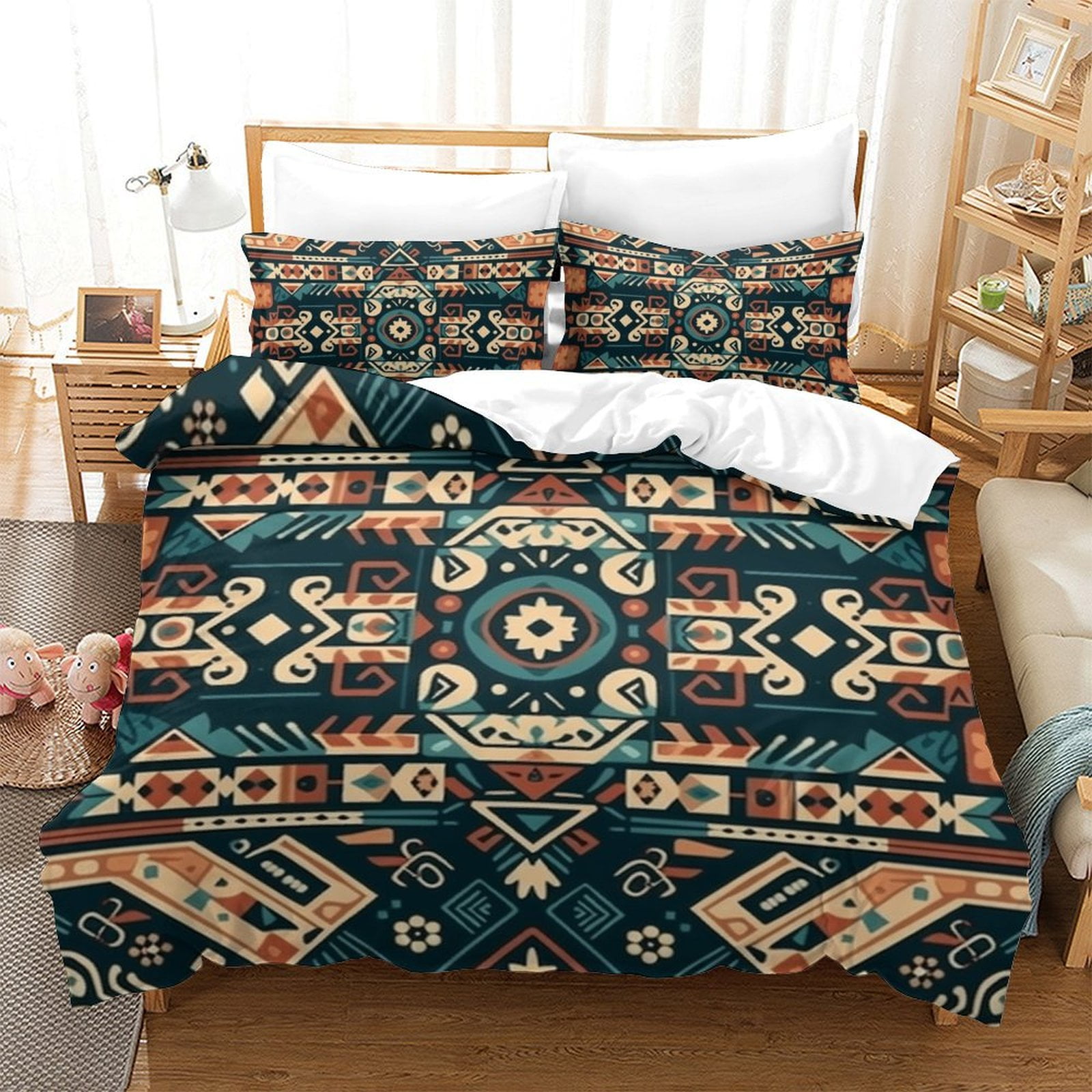 Home Bedclothes Fashion Bedroom Decor Bohemian Style Bedding Set Adult ...