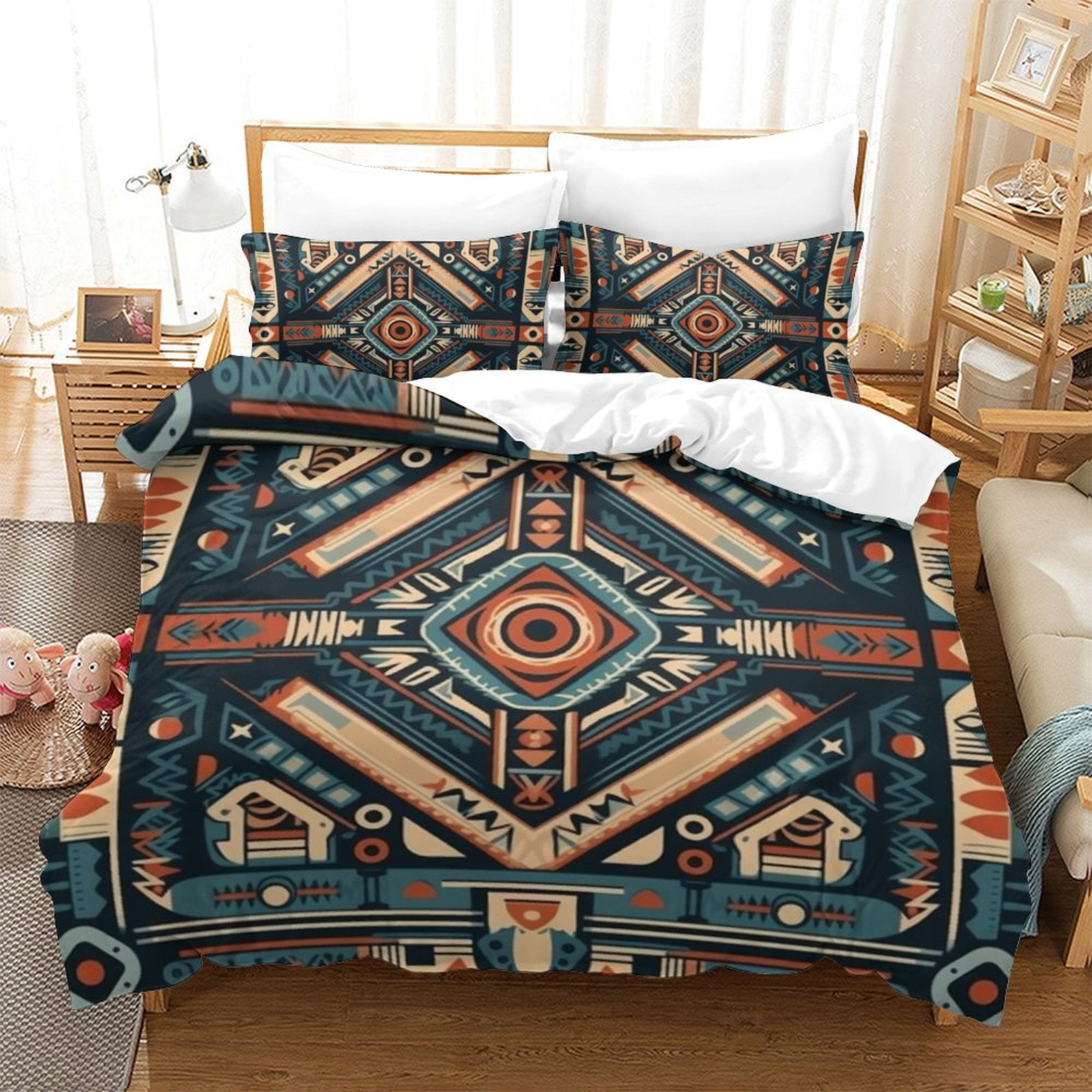 Home Bedclothes Fashion Bedroom Decor Bohemian Style Bedding Set Adult ...