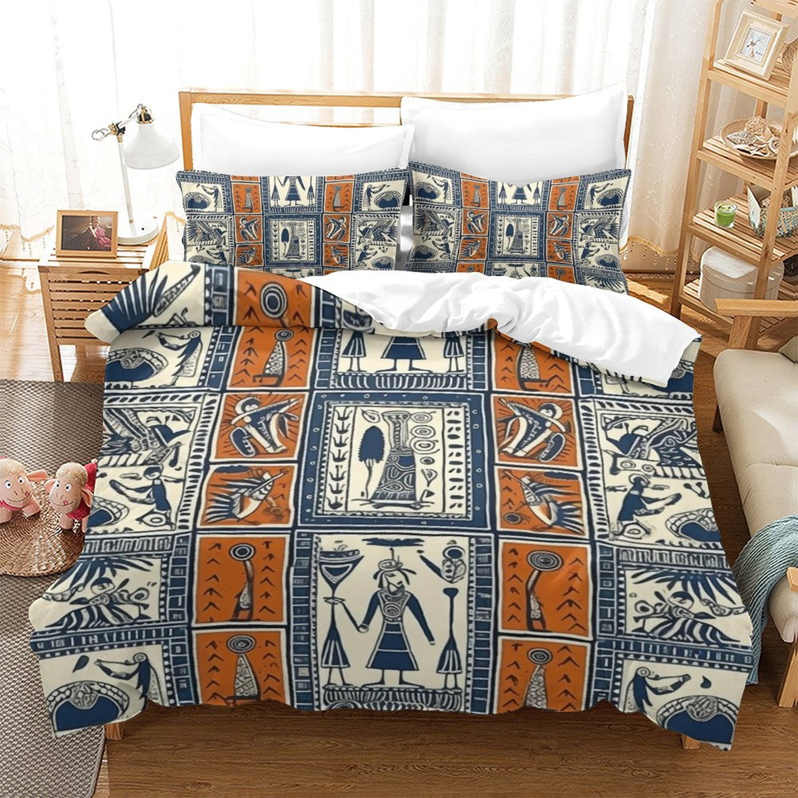 Home Bedclothes Fashion Duvet Cover Quilt Cover Set Bohemian Bedspreads ...