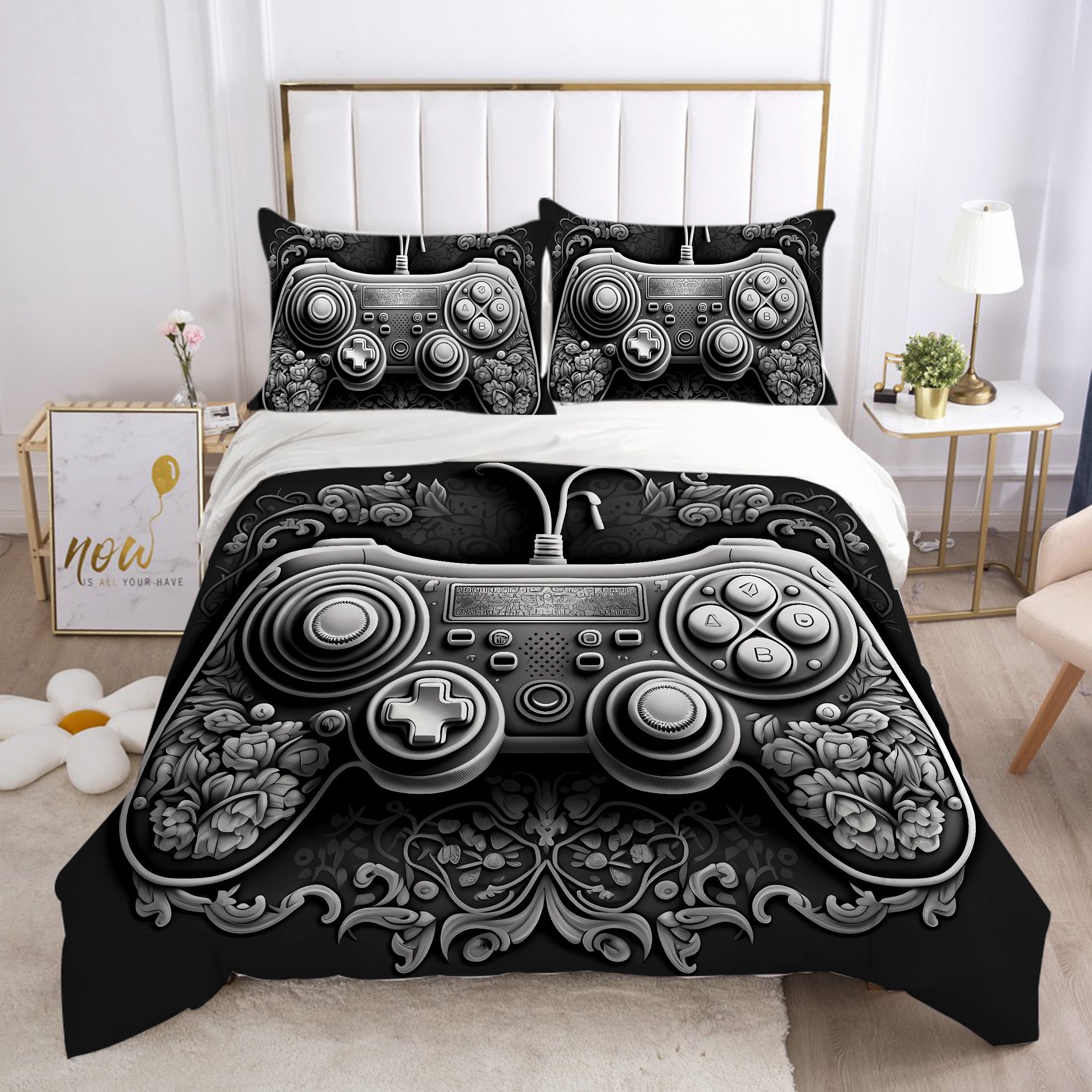 Home Bedclothes Human Skeleton Comforter Cover Set Adult Teen ...