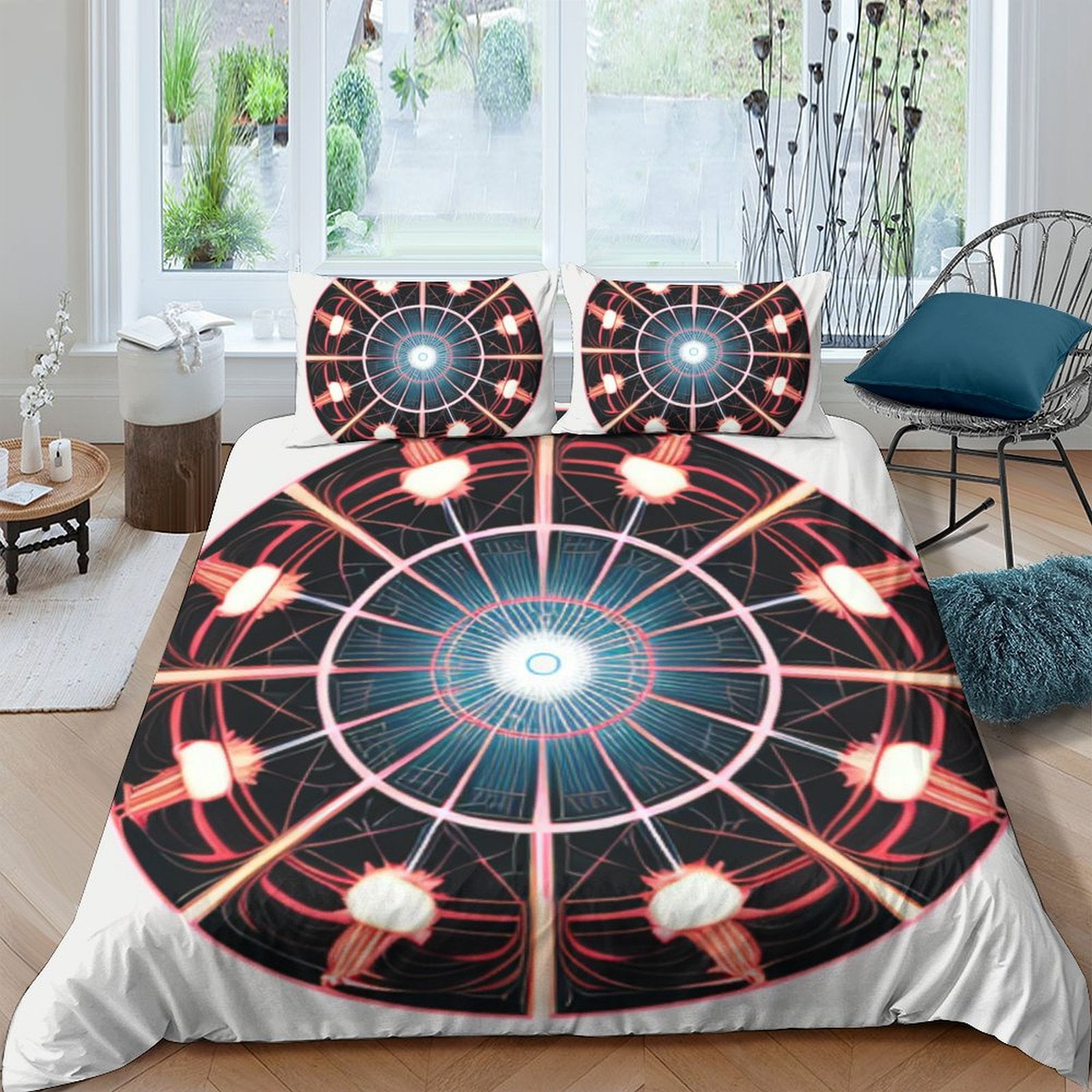 Home Bedclothes Nordic Mandala Comforter Cover Set Bedspreads Adult ...