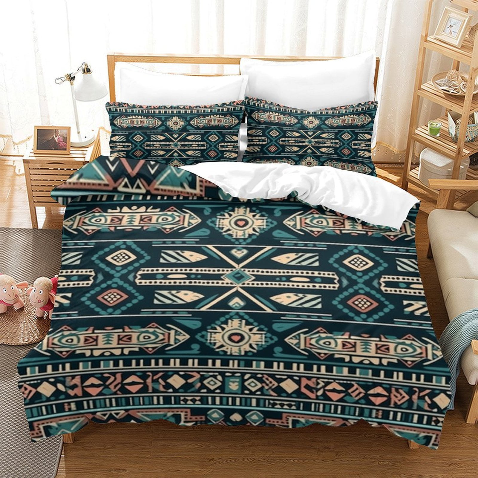 Home Bedding Set Gypsy Style Duvet Cover Set Woman Adult Soft ...