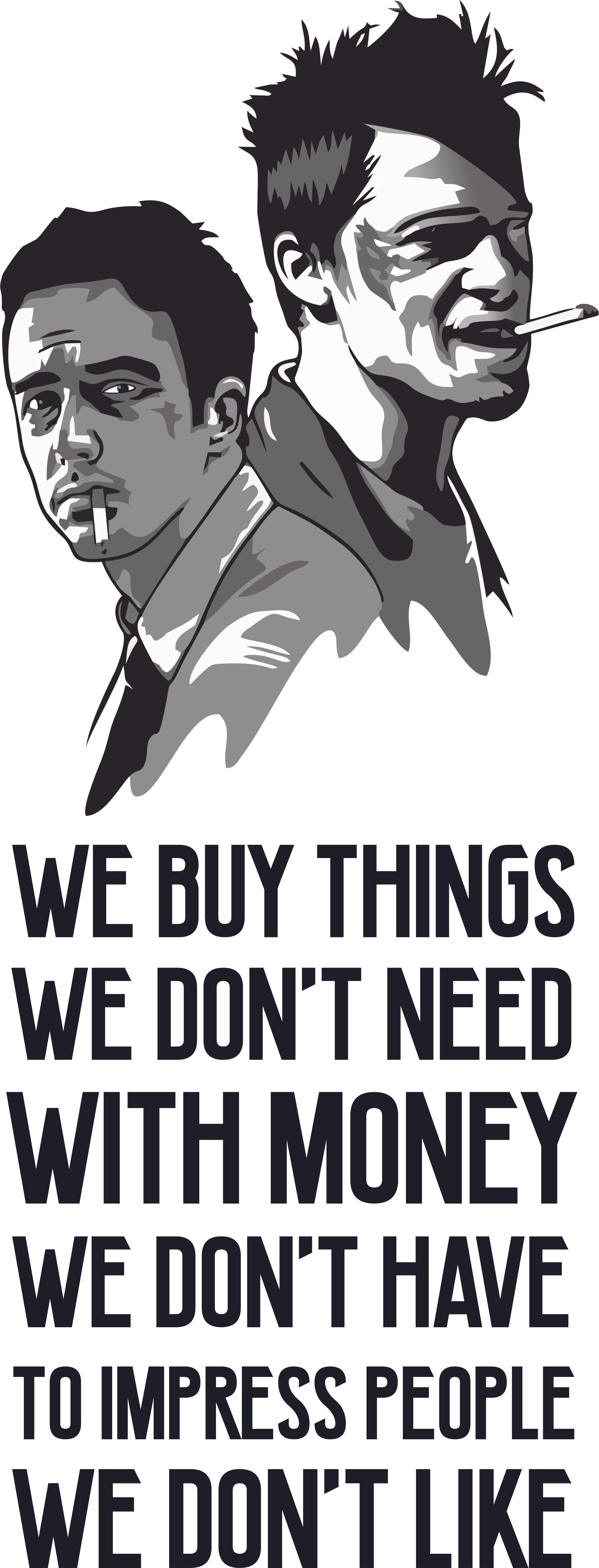 Home Bedroom Living Room Fight Club Quotes Wall Decal - We Buy Things ...