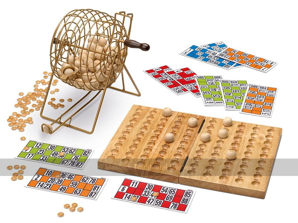 Home Bingo Deluxe (90 balls, wooden components) - Walmart.com