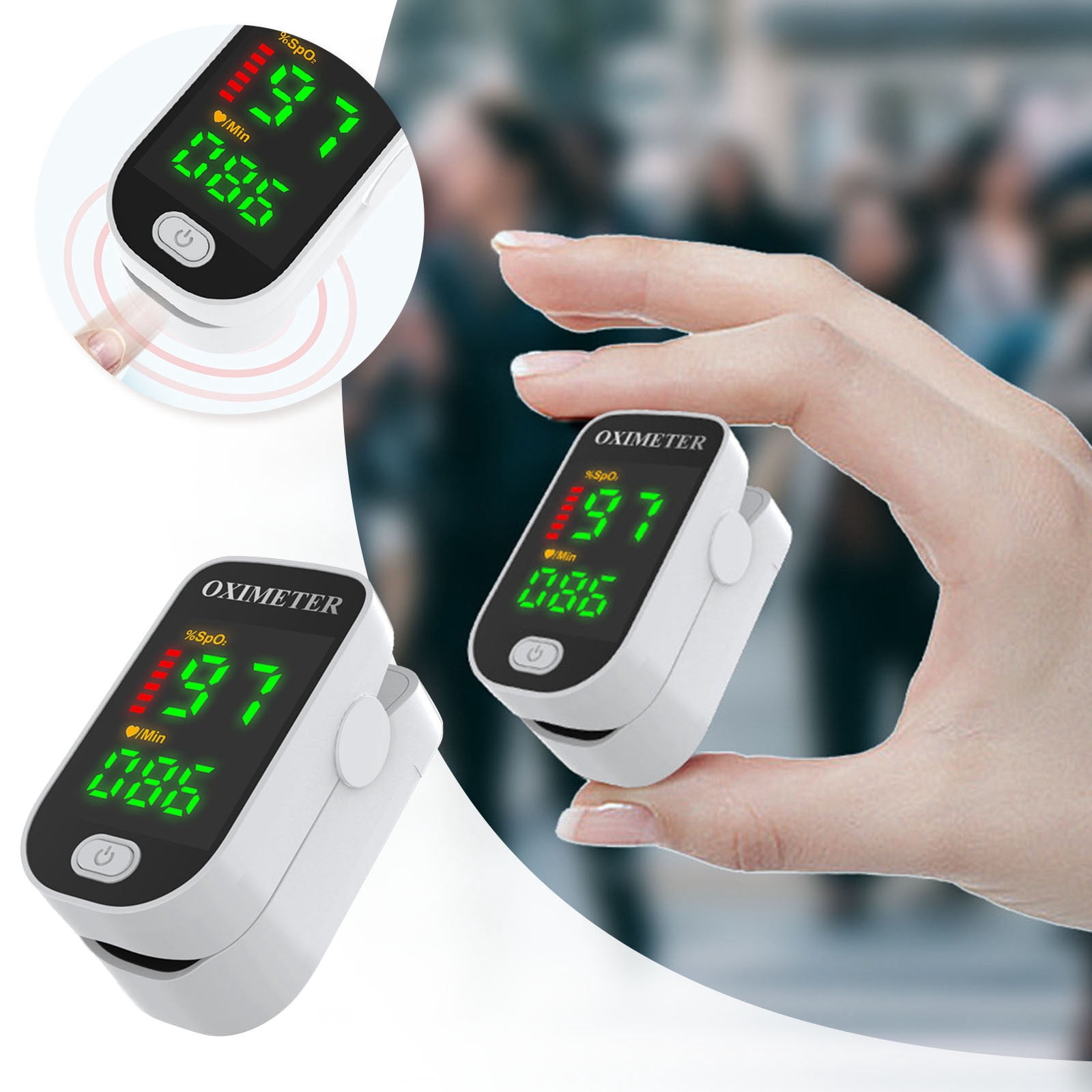 Home Blood Oxygen Meter, Fingertip Pulse Detection, No Blood Collection ...