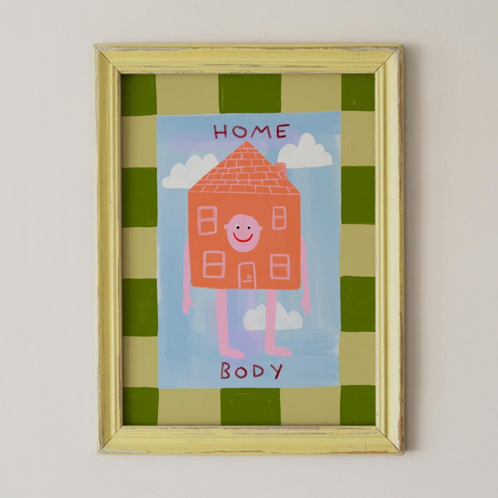 Home Body Print, Colourful Print, Cottage Core Print, Living Room ...